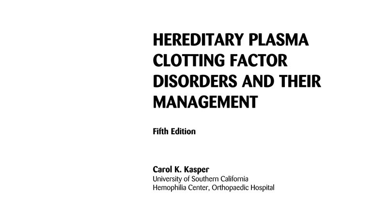 Inherited bleeding disorders - eLearning Platform