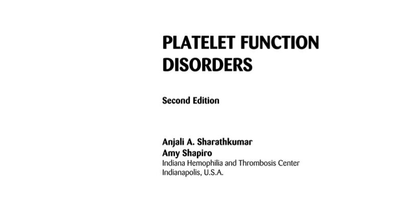 Platelet Function Disorders - eLearning Platform