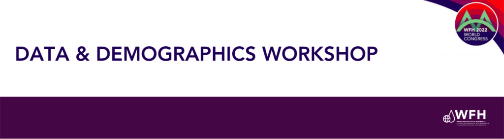 Data & Demographics workshop | WFH World Congress 2022 - eLearning Platform